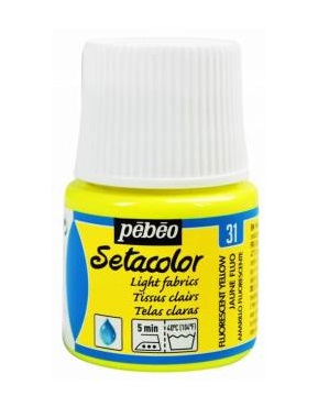 Pebeo Setacolour - Light Fabrics Fluorescent (45ml) - Artistmaterial