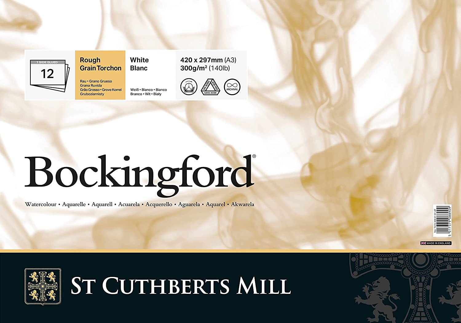 Bockingford - Glued Pads - A3 - Artistmaterial