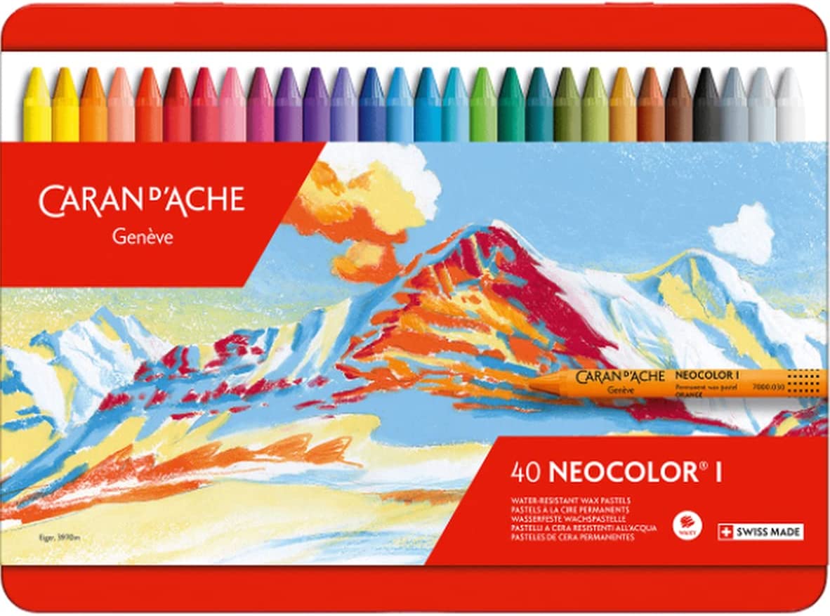 CARAN d'ACHE - Wax Pastels - NEOCOLOR I / NEOCOLOR II / NEOART ...