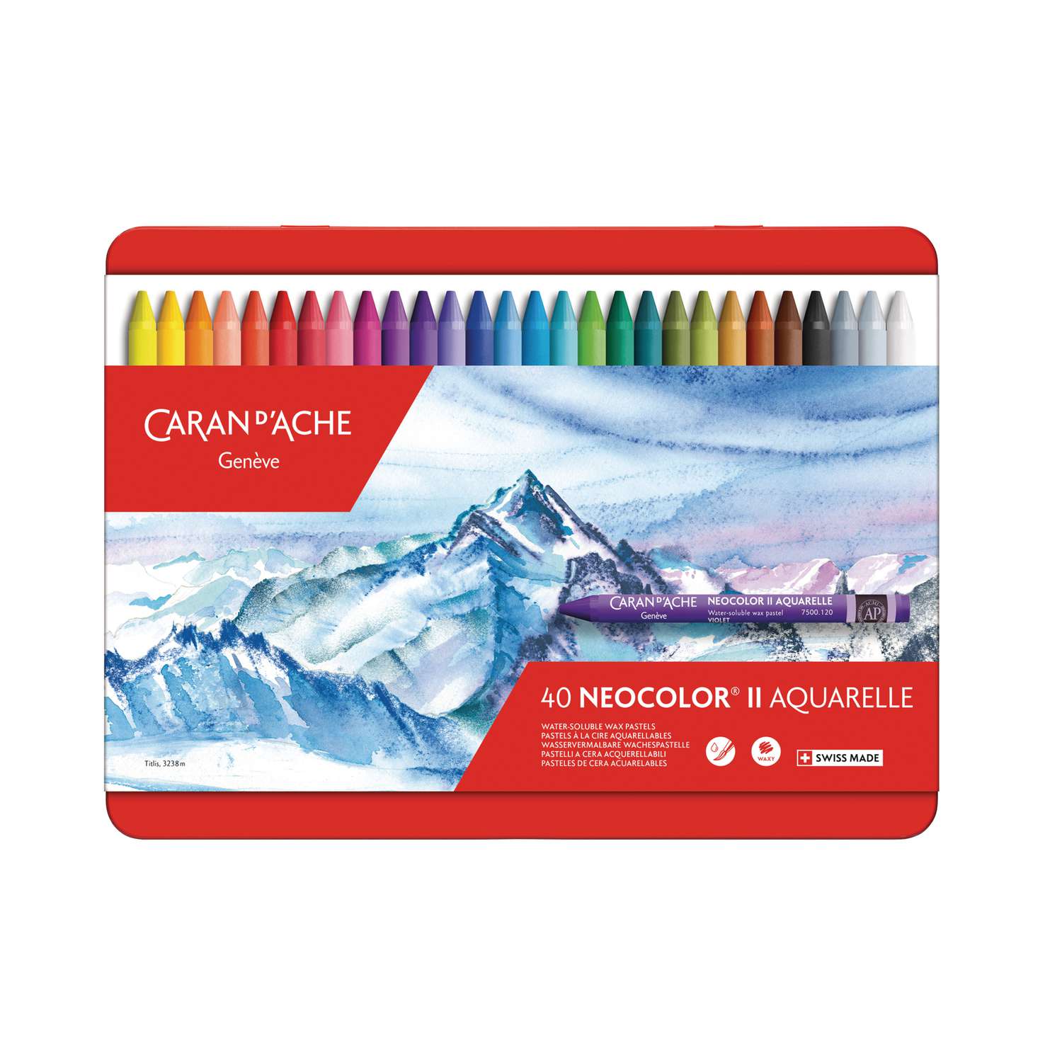 CARAN d'ACHE - Wax Pastels - NEOCOLOR I / NEOCOLOR II / NEOART ...