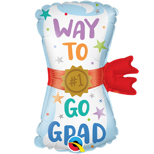 36 inch Graduation Diploma Foil Balloon (1)