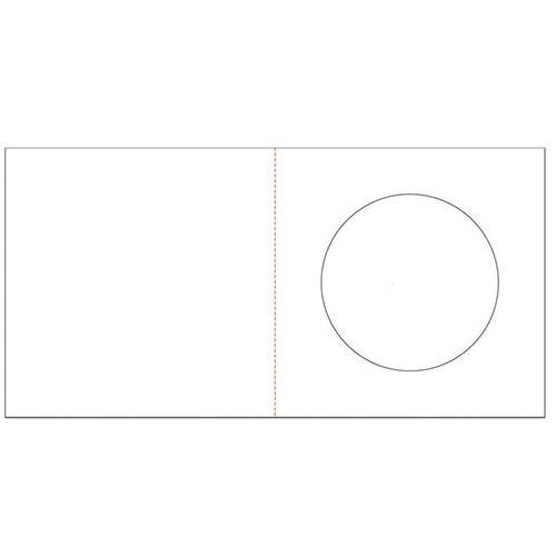 Circle Aperture Card Blanks 6 X 6 5