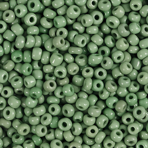 3mm Light Green Seed Beads (25g)