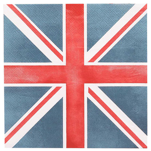 Union Jack Paper Napkins (16)
