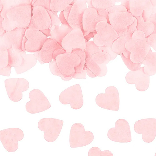 Light Pink Hearts Tissue Paper Confetti (15g)