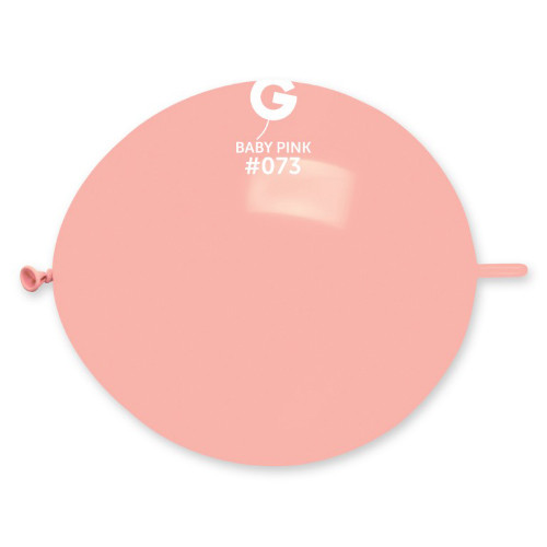 13" Standard Baby Pink Gemar G-Link Latex Balloons (50)