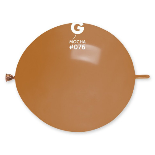 13" Standard Mocha Gemar G-Link Latex Balloons (50)