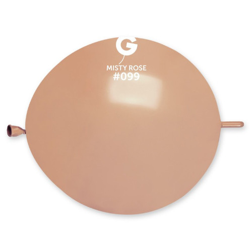 13" Standard Misty Rose Gemar G-Link Latex Balloons (50)