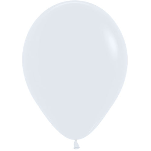 12" Fashion White Sempertex Latex Balloons (50)