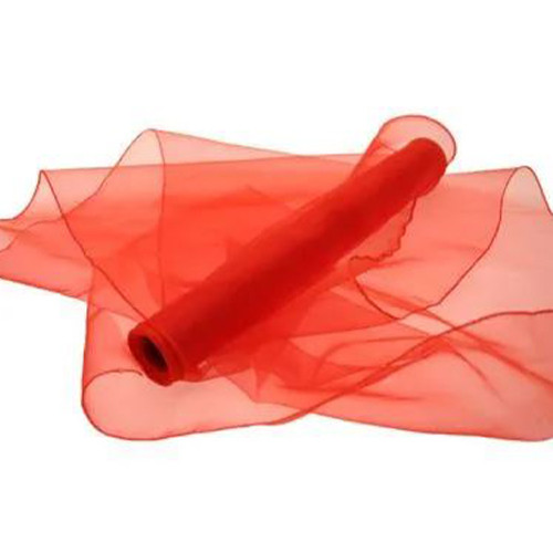 Red Organza Roll - 40cm x 9m (1)