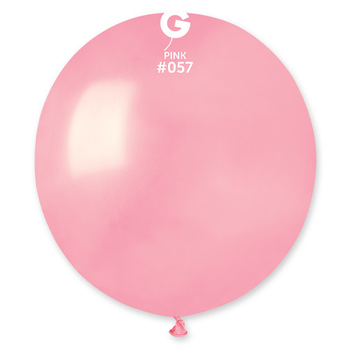 19" Standard Pink Gemar Latex Balloons (25)