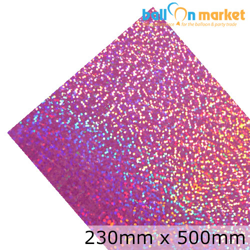 Pink Sparkle Cool Flex Clothing Vinyl - 230mm x 500mm (1 sheet)