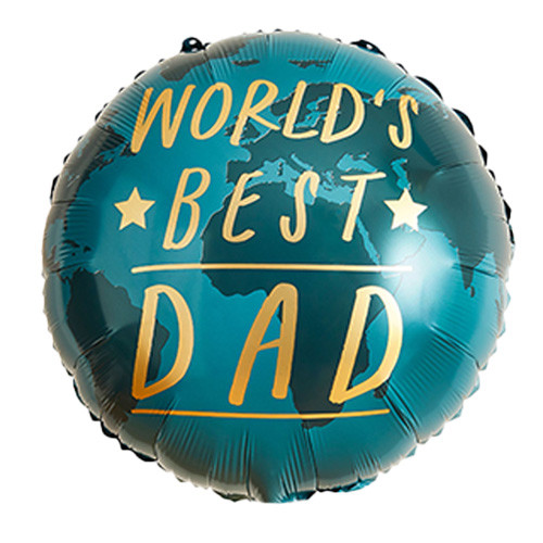 22 inch World's Best Dad Foil Balloon (1)