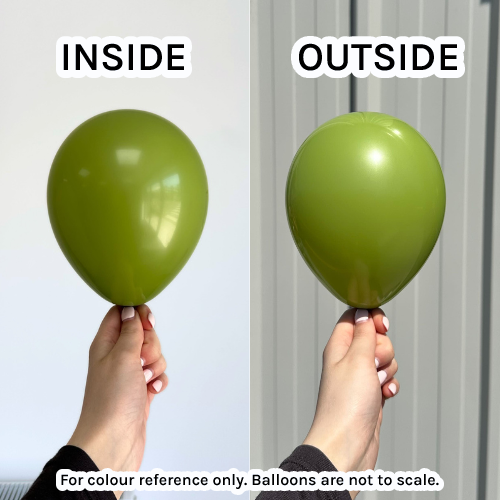 18" Matcha Prima Latex Balloons (25)