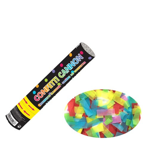 Multi-Coloured Paper Confetti Cannon (1)