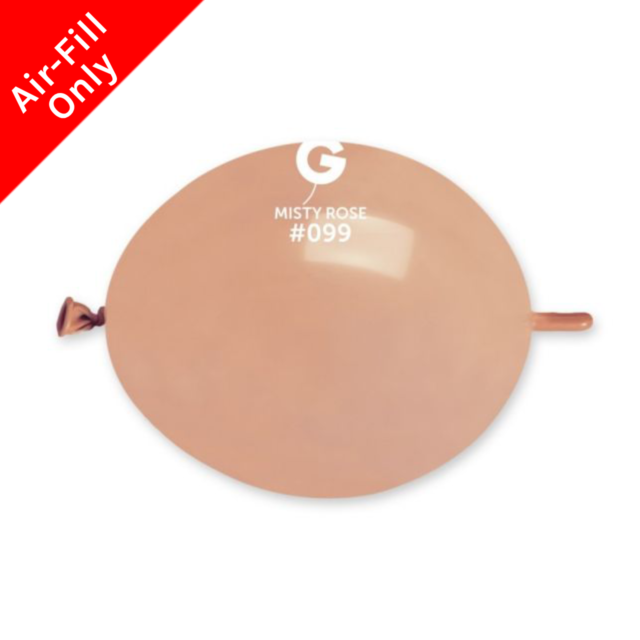 6" Standard Misty Rose Gemar G-Link Latex Balloons (100)