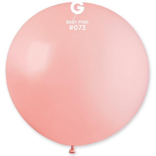 31" Standard Baby Pink Gemar Latex Balloon (1)