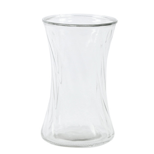 Clear Glass Wave Hand Tied Vase - 20cm (1)