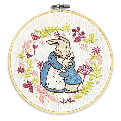Peter Rabbit & Mrs Rabbit Embroidery Kit (1)