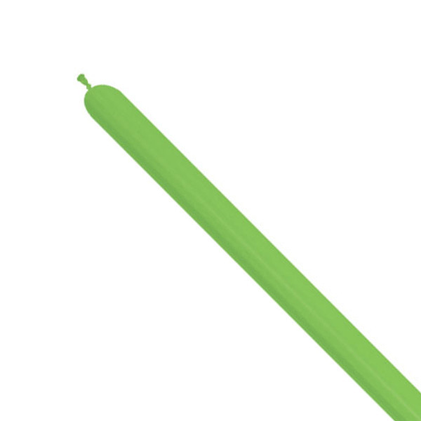 260 Fashion Lime Green Sempertex Nozzle Up Entertainer Balloons (50)