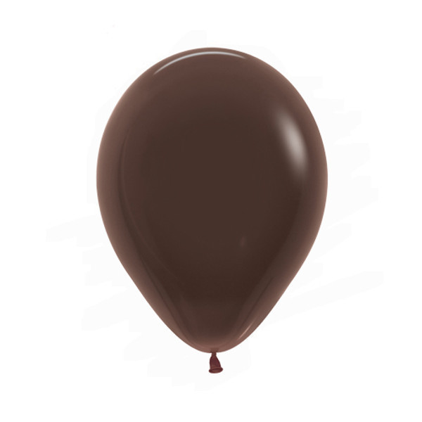 5" Fashion Chocolate Brown Sempertex Latex Balloons (50)