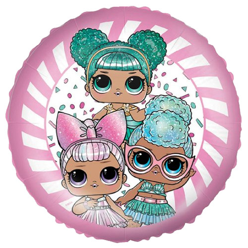 18 inch LOL Surprise! Round Foil Balloon (1)