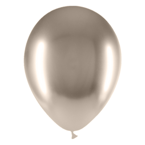 11" Chromium Truffle Gold Decotex Latex Balloons (25)