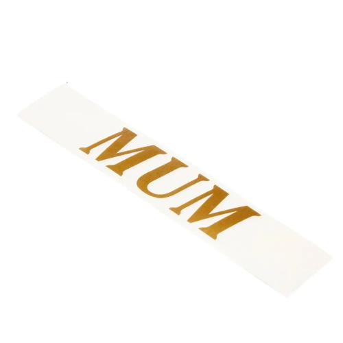 Gold Vinyl Letter Pack - MUM (4)