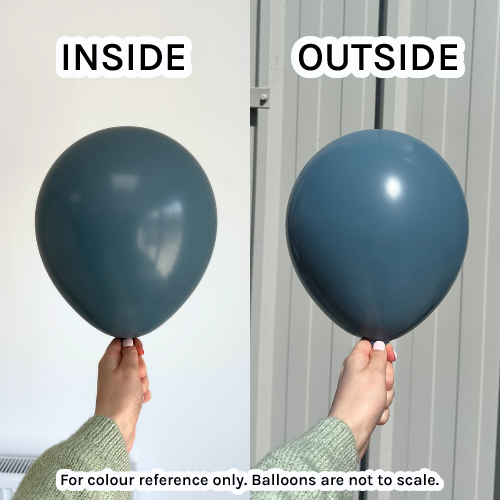 18" Retro Denim Kalisan Latex Balloons (100)