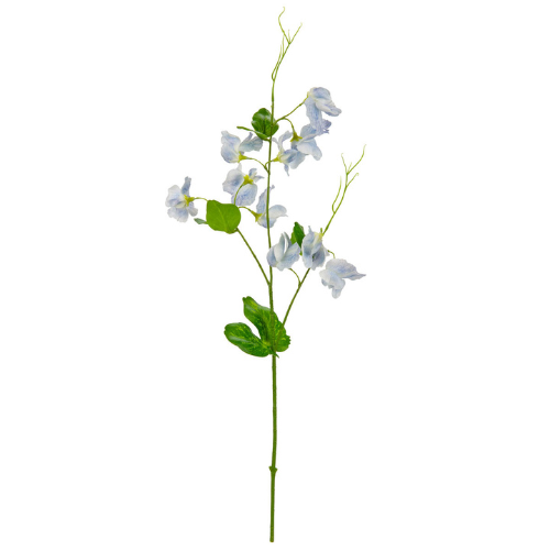57cm Light Blue Sweet Pea Spray (1)