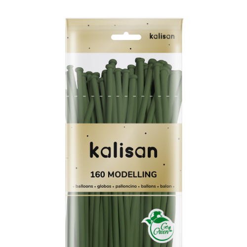 160 Retro Eucalyptus Kalisan Nozzle Up Entertainer Balloons (50)