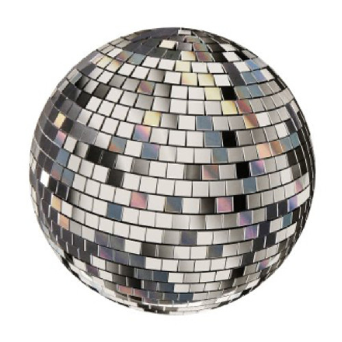 Disco Ball Paper Plates (8)