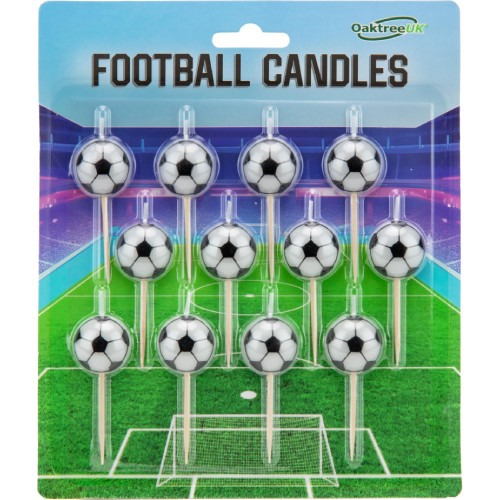 Football Candles with Wooden Pick (12)