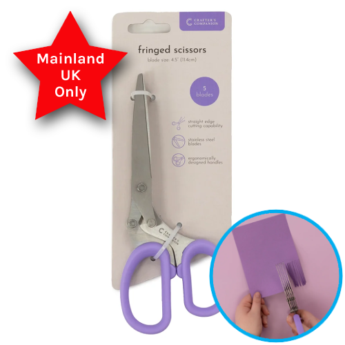Crafter's Companion Fringed Craft Scissors (1)