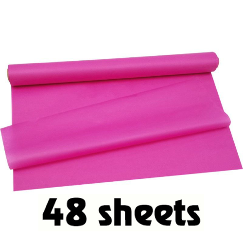 Cerise Tissue Paper Roll - 50cm x 75cm (48 Sheets)