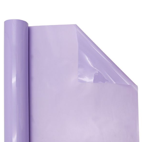 Lilac Matte & Shiny Cello Wrap - 80cm x 80m (1)