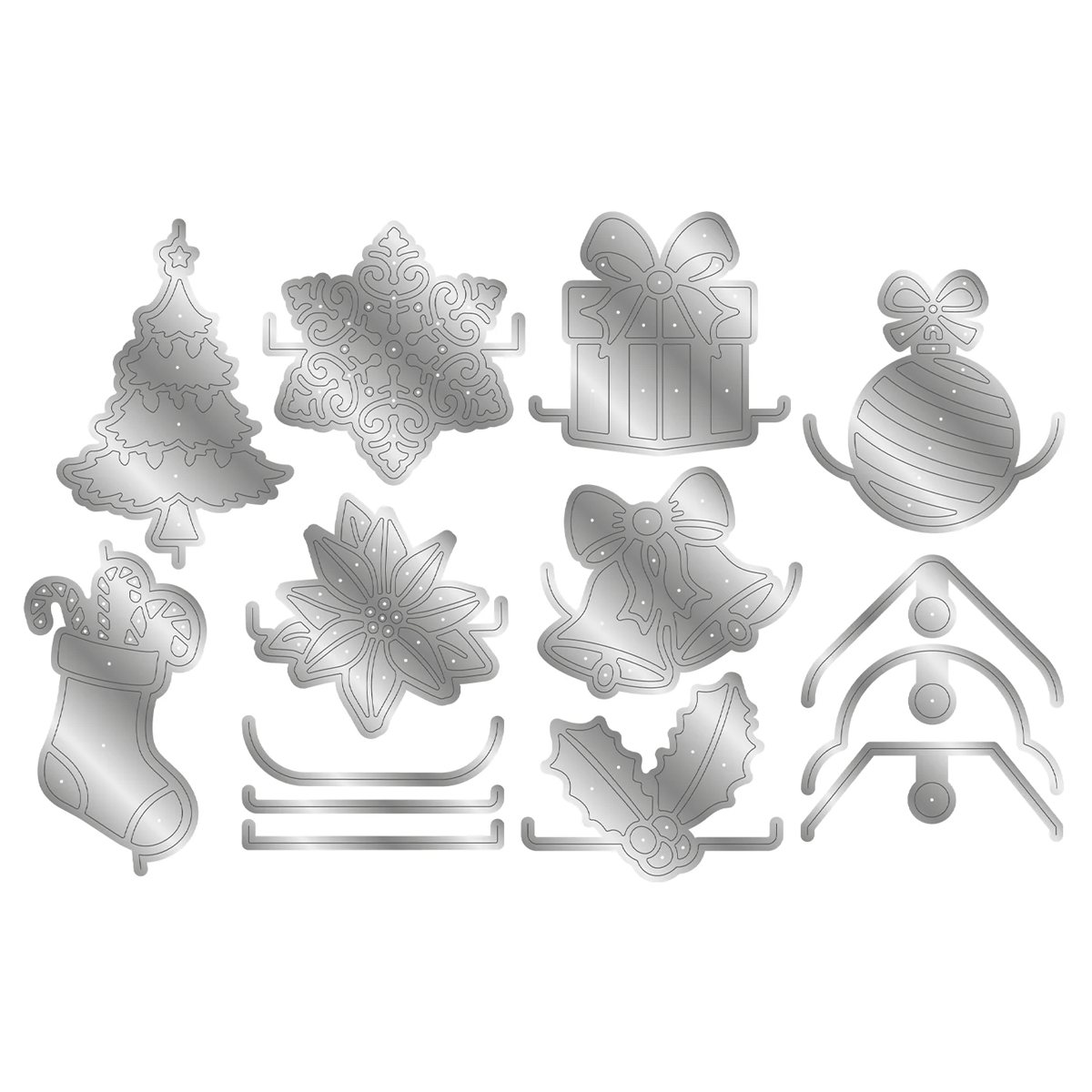 Christmas Gift Tags Metal Die Set (14pcs)