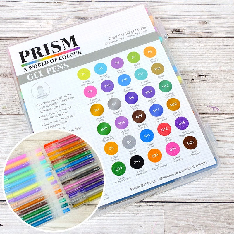 Prism Rainbow Gel Pens (30 Pack)