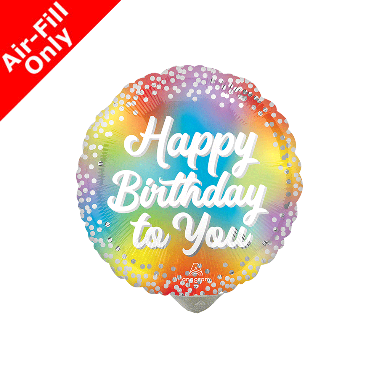 9 inch Birthday Glitz Foil Balloon (1) - UNPACKAGED