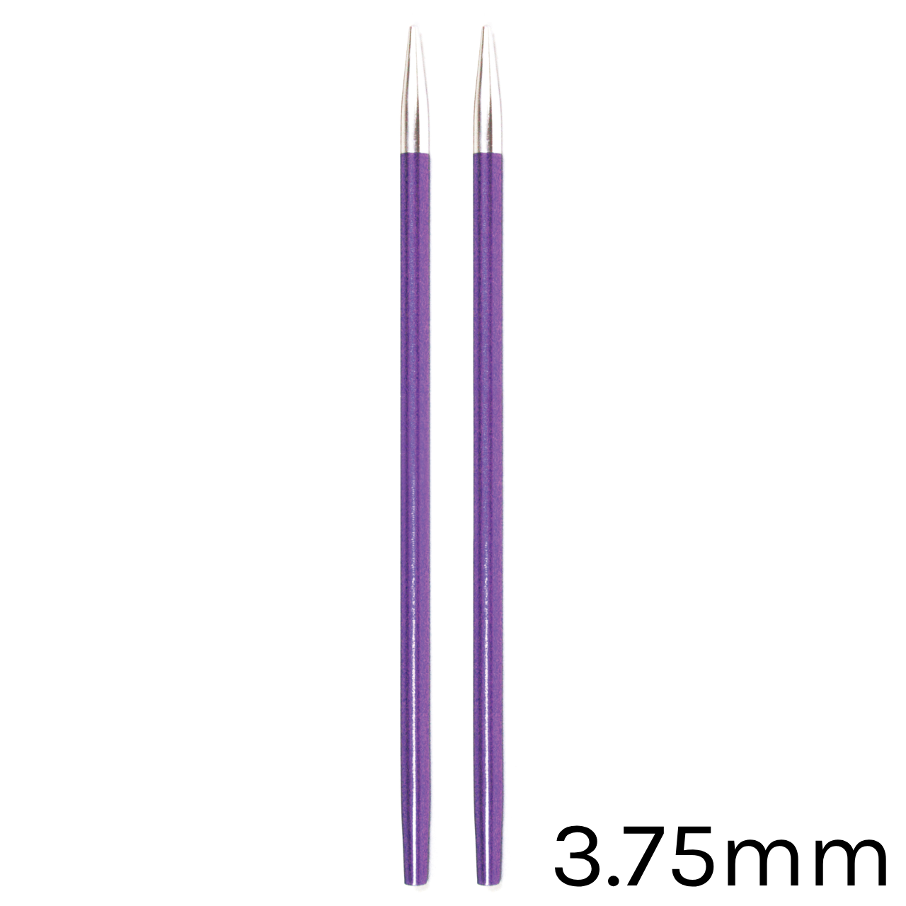 3.75mm KnitPro Interchangeable Circular Knitting Needle Pin Tips - Zing (2)