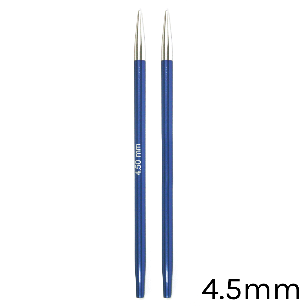 4.5mm KnitPro Interchangeable Circular Knitting Needle Pin Tips - Zing (2)
