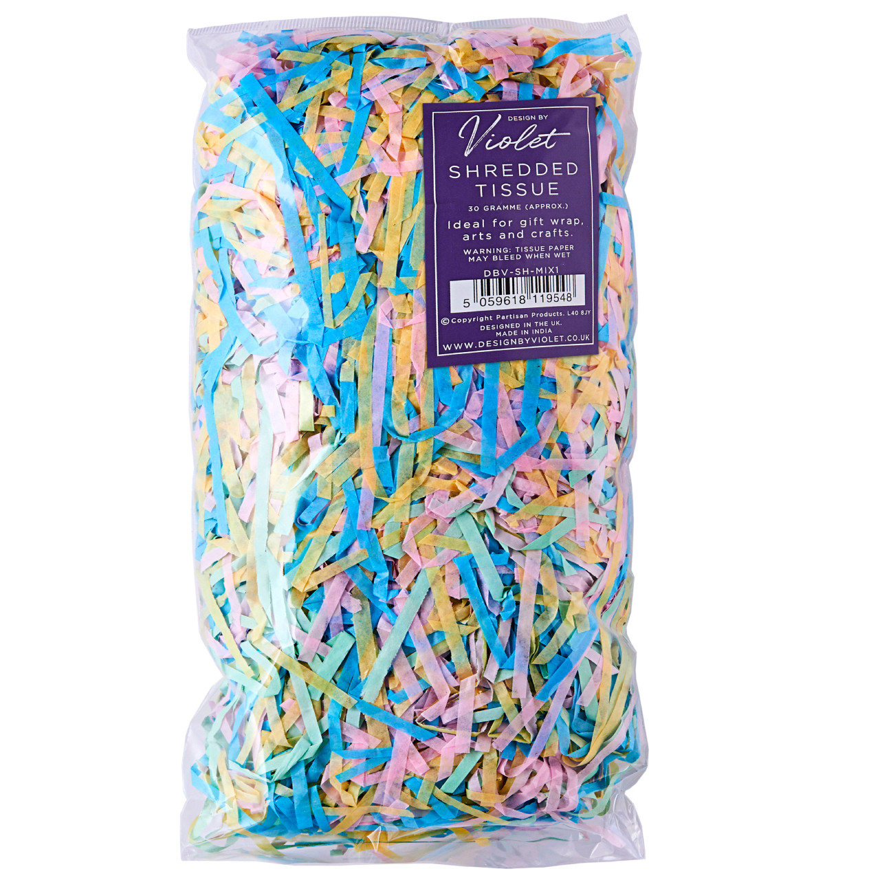 Assorted Colours Shredded Tissue Paper (30g)