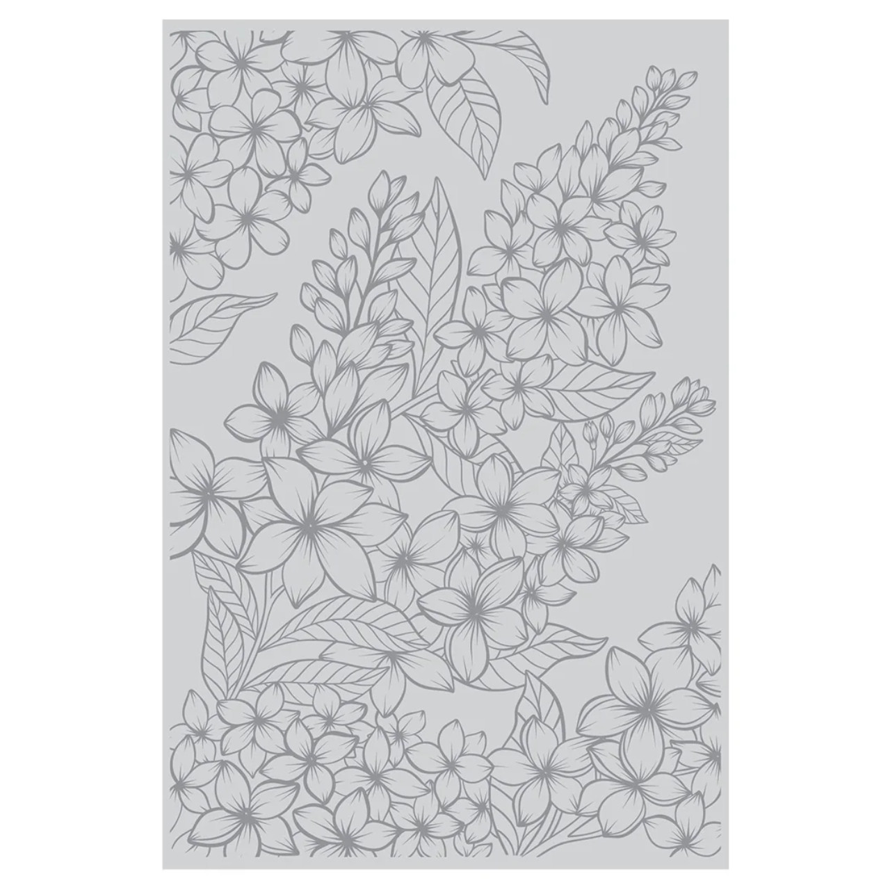 Gilded Age Lilac 2D Embossing Folder - 6" x 4" (1pc)