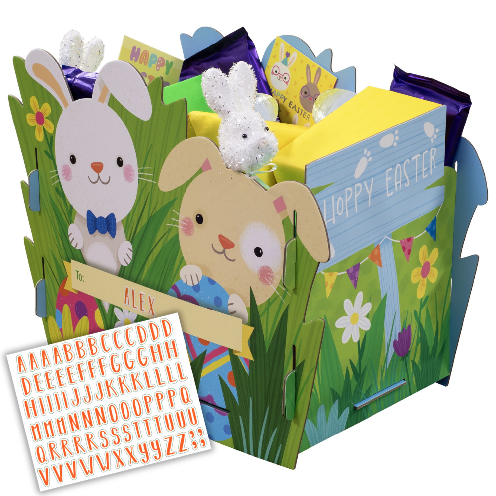 Easter Bunny Box with Stickers (1)