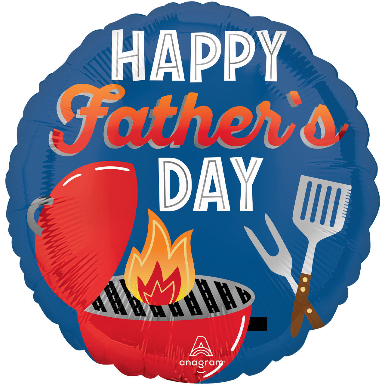 18 inch Happy Father's Day Grill-iant Dad Foil Balloon (1)