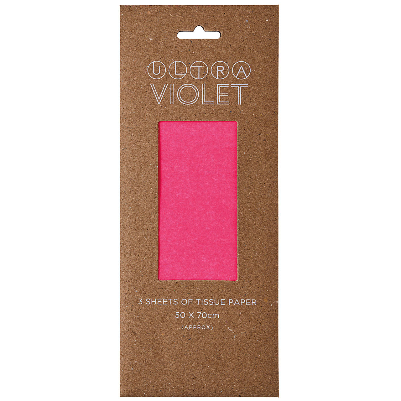 Neon Pink Tissue Paper (3 Sheets)