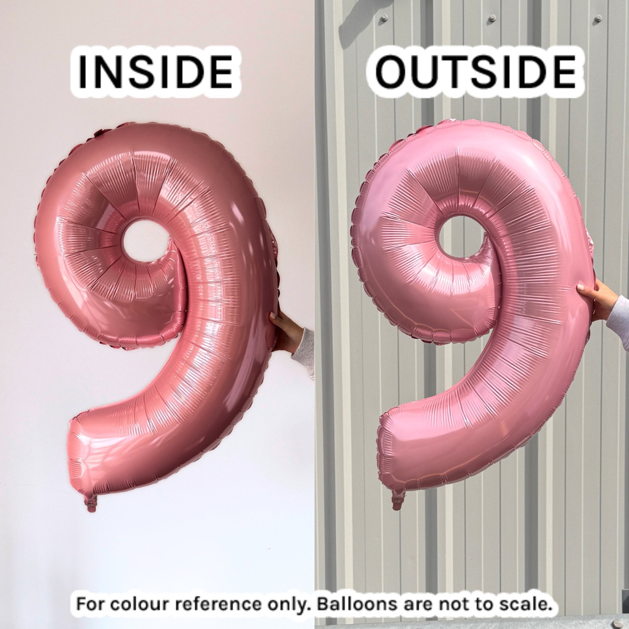 26 inch Pastel Pink Number 3 Foil Balloon (1)