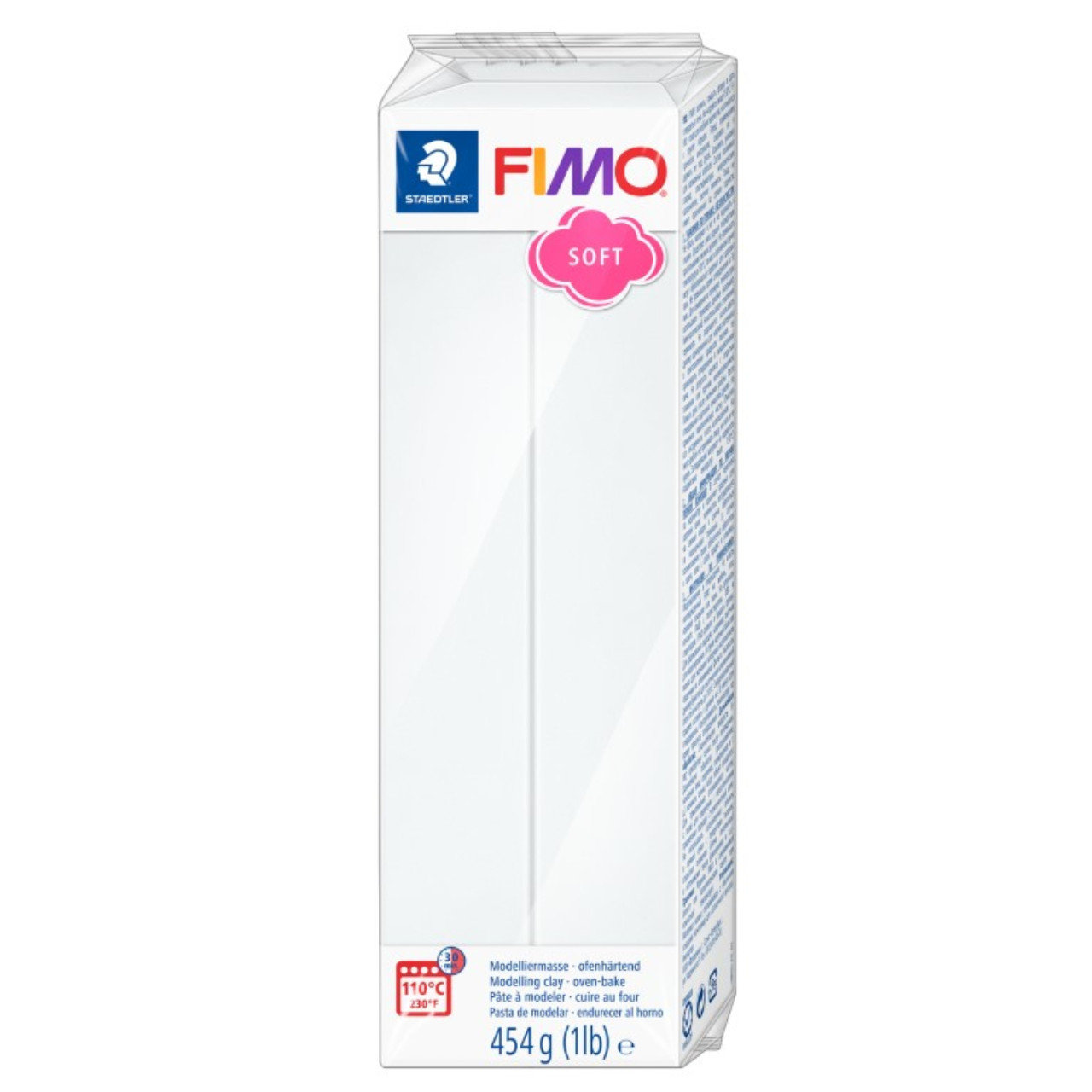 Fimo Soft White Modelling Clay - 454g (1)