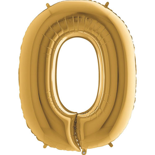 40 inch Gold Letter O Foil Balloon (1)