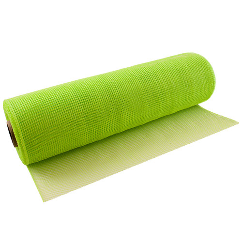 Lime Green Deco Mesh - 25cm x 9.1m (1)